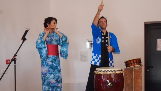 Lyu Taiko, performance de flûte et tambours japonais - Japan Expo Sud